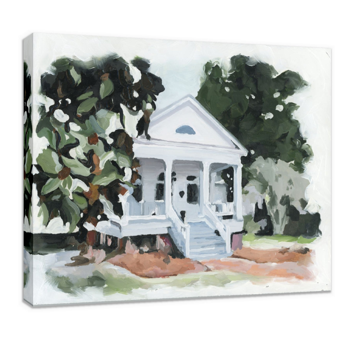Logtown Estate Magnolia Version, Fine Art Print – Tony Thomas Art